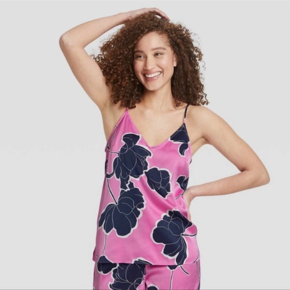 stars above | Tops | Stars Above Floral Print Satin Sleep Camisole Size ...